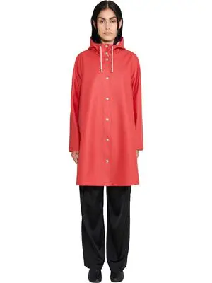 Stutterheim Mosebacke Lightweight Raincoat - Washed Red