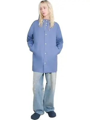 Stutterheim Stockholm Lightweight Raincoat - Ash Blue