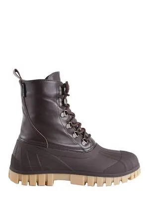 Stutterheim Patrol Boot Leather - Coffee