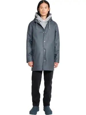 Stutterheim Stockholm Lightweight Raincoat - Charcoal