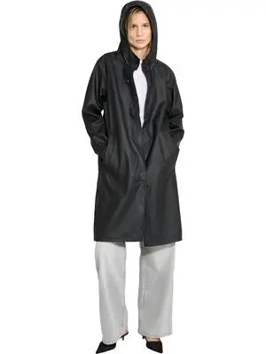 Stutterheim Stockholm Long Raincoat - Black