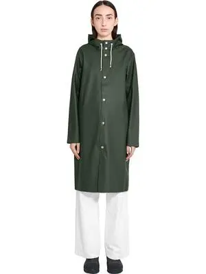 Stutterheim Stockholm Long Raincoat - Green