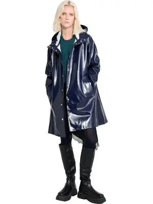 Stutterheim Mosebacke Opal Raincoat - Navy