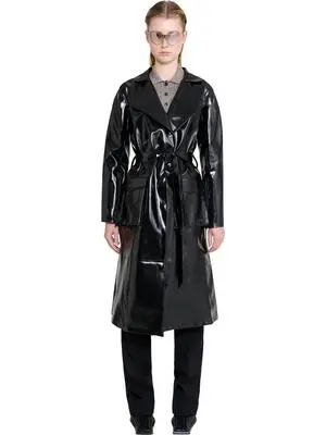 Stutterheim Kista Opal Trench Coat - Black