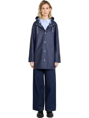 Stutterheim Stockholm Lightweight Raincoat - Navy