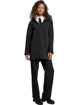 Stutterheim Stockholm Matte Raincoat - Black