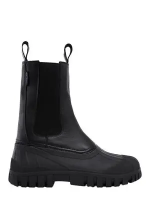 Stutterheim Patrol Boot Shaft Leather - Black