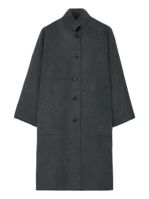 ALLSAINTS Effie Wool-blend Cocoon Coat - Grey
