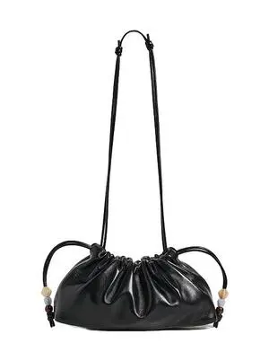 REFORMATION Solene Small Shoulder Bag - Black