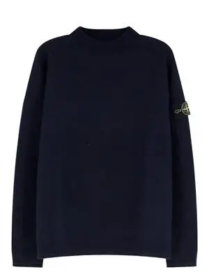 Stone Island Virigin Wool Sweater - Blue