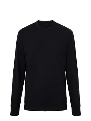 Literary Sport Frank Wool-blend T-shirt - Black