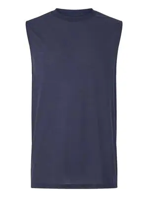 Literary Sport Lorca Cotton-jersey Tank - Blue