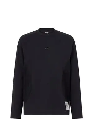 Satisfy Logo-appliquéd Ghostfleece™ Octa® Running Top - Black