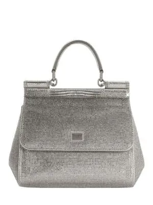 Dolce & Gabbana Dolce Gabbana Sicily Small Handbag - Gray