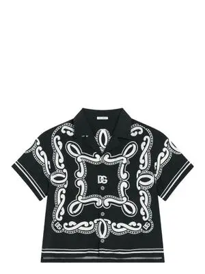 Dolce & Gabbana Logo-print Shirt - Black