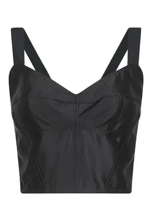 DOLCE & GABBANA Dolce  Gabbana Sweetheart Neck Cropped Top