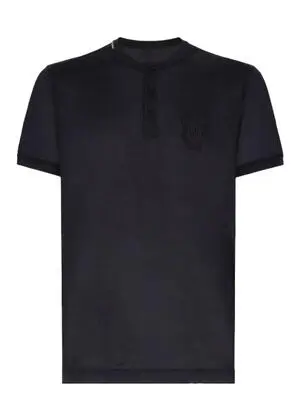 Dolce & Gabbana Embroidered Logo T-shirt - Blue