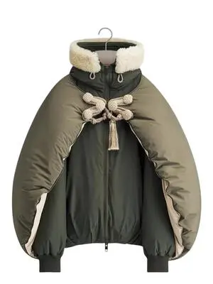 DIOR Puffer Jacket With Cape