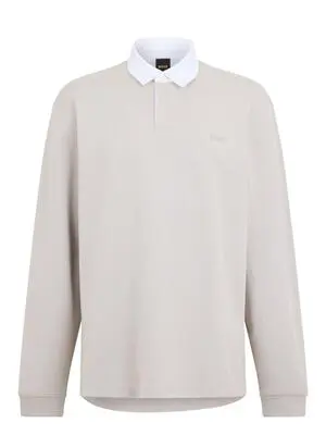 Hugo Boss Longsleeve Rugby Polo Shirt - No