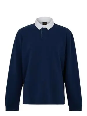 Hugo Boss Longsleeve Rugby Polo Shirt - No