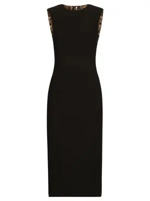 Dolce & Gabbana Dolce Gabbana Sleeveless Midi Dress - Black