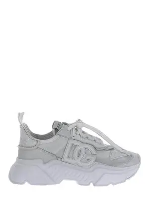 Dolce & Gabbana Dolce Gabbana Daymaster Logo-patch Sneakers - Gray