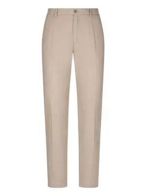 Dolce & Gabbana Pressed-crease Tailored Trousers - Nude