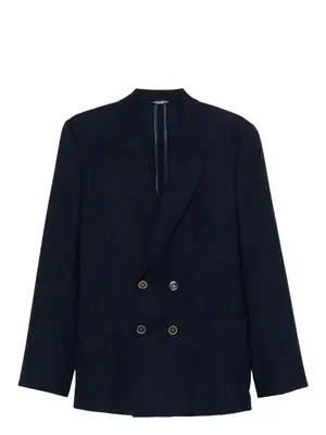 Dolce & Gabbana Virgin Wool Blazer - Black