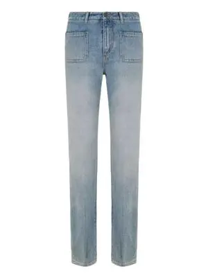 Dolce & Gabbana Dolce Gabbana Mid Rise Work Jeans - Blue