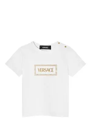 Versace 90s Vintage Logo-print T-shirt - White