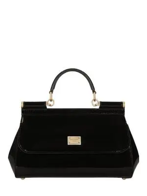 Dolce & Gabbana Sicily Tote Bag Black