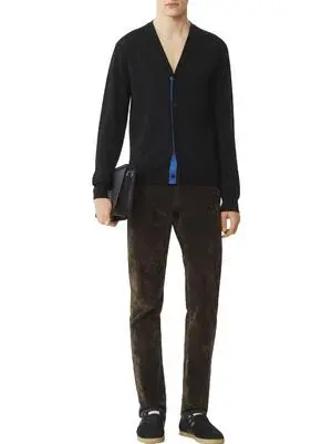 LANVIN Classic Cardigan In Merino Wool - Black