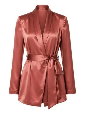 34B Melanie Robe Blazer - Brown