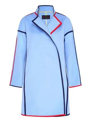 BEATRICE VON TRESCKOW Light Blue Oversized Cashmere Mix Space Coat
