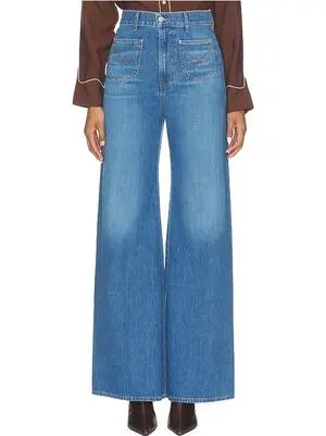 VERONICA BEARD Veronica Beard Grant Western Stitch Jeans In Blue.