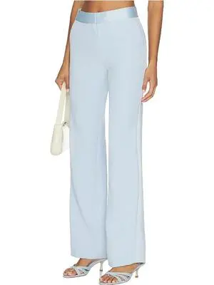 FLEUR DU MAL Tuxedo Pant In Baby Blue - Raindrop