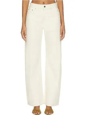 Helmut Lang Carrot Jean Rinsed 1 In Cream - Ecru