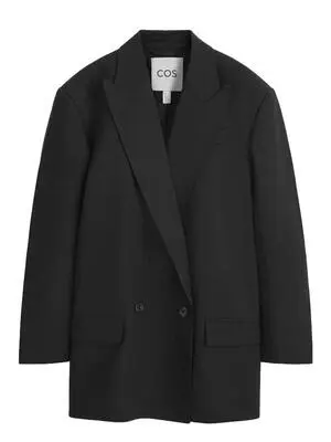 COS Contrast-lined Double-breasted Blazer