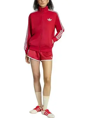 Adidas Firebird Side-stripe Track Jacket - Red