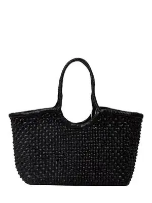 Dragon Diffusion Nantucket Cactus Weave Tote Bag - Black