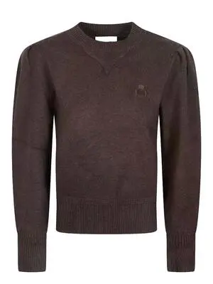Isabel Marant Étoile Logo-embroidered Sweater Brown