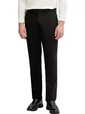 Sisley Pressed-crease Tailored Trousers - Black