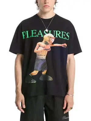 PLEASURES Animals Graphic-print T-shirt - Black