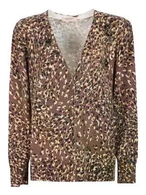 TWINSET Leopard-pattern Cardigan - Brown