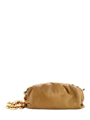 Bottega Veneta The Chain Pouch Leather Shoulder Bag Brown