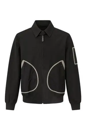 MASSIMO OSTI STUDIO Harrington Zip-up Jacket - Brown