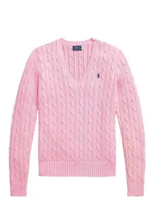 POLO RALPH LAUREN Cable-knit V-neck Sweater