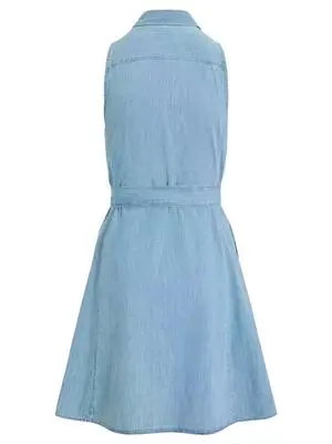 POLO RALPH LAUREN Sleeveless Belted Mini Dress