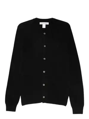 Comme Des Garçons Button-up Cardigan - Black