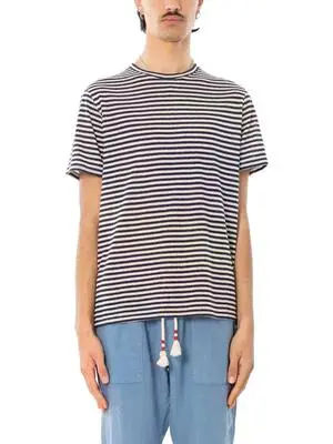 MC2 SAINT BARTH Dover Striped T-shirt - Blue